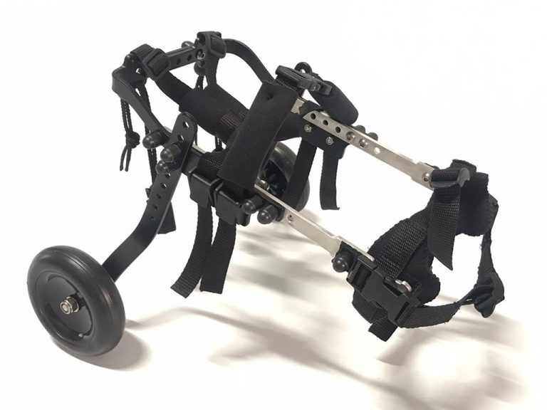 Chariot pour Chien Handicapé 3-7 kg - Fauteuil Roulant Léger et Robuste